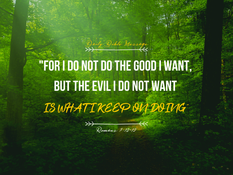 Your Fight Against Sin Is Normal – Daily Bible Message